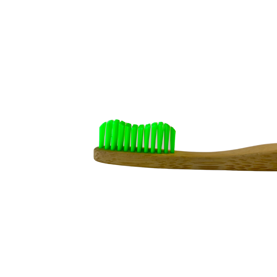 Adult Curved Bamboo Toothbrush - Soft Bristles – The Green Tap Store